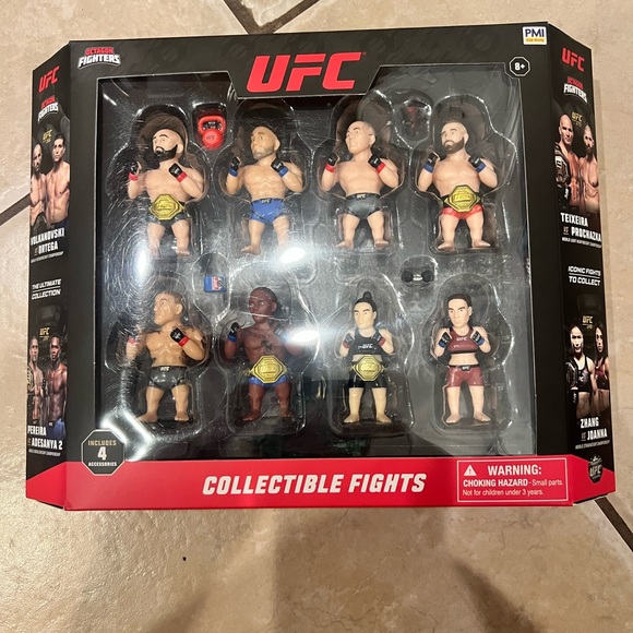UFC | Toys | Ufc Octagon Collectible Fighters Playset Volkanovaki ...